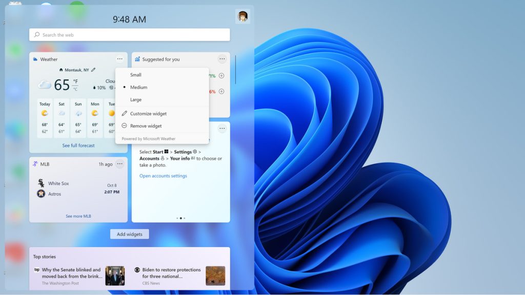 如何使用 Windows 11 小部件面板-Win 11系统之家