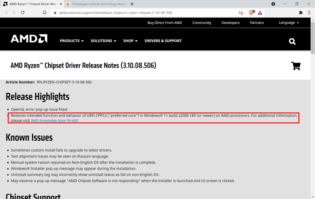 AMD 和 Microsoft 发布补丁以解决 Windows 11 PC 上的 AMD 性能问题-Win 11系统之家