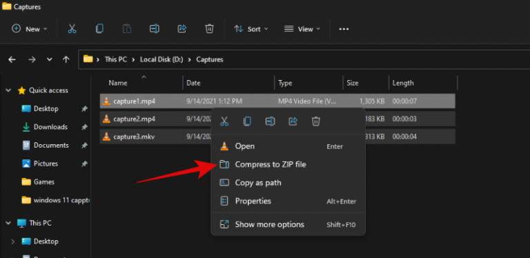 如何在 Windows 11 上压缩单个或多个文件-Win 11系统之家