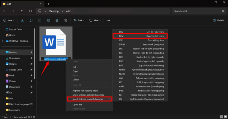 如何在 Windows 11 中创建没有名称和扩展名的文件-Win 11系统之家