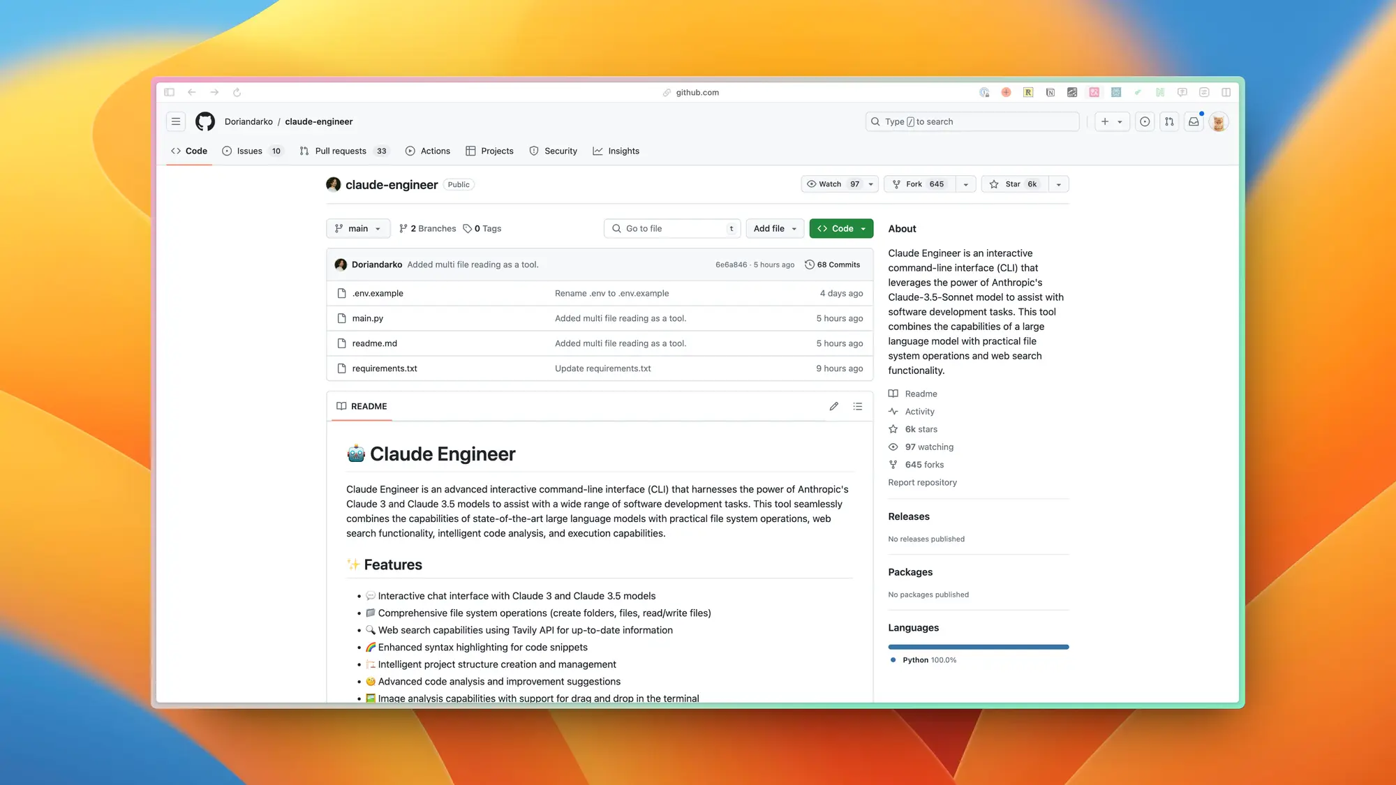 Claude Engineer：在 CLI 中使用 Claude 以及代码编辑器-Win 11系统之家